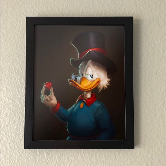 Disney | Wall Decor | Scrooge Mcduck Wall Art | Poshmark